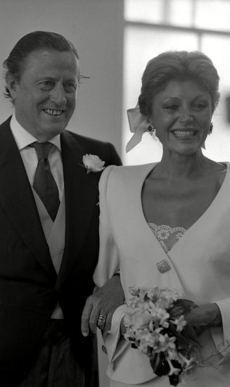 1985 Wedding Baron Heini Thyssen Bornemisza Editorial Stock Photo ...