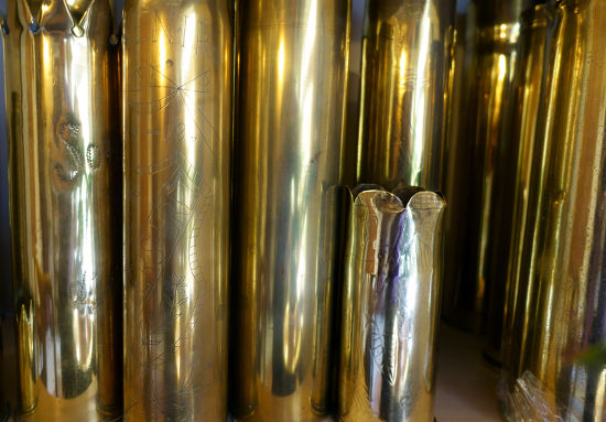 Collection First World War Shell Cases Editorial Stock Photo - Stock ...