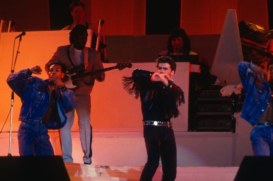 Wham Final Concert Wembley Stadium George Editorial Stock Photo - Stock ...