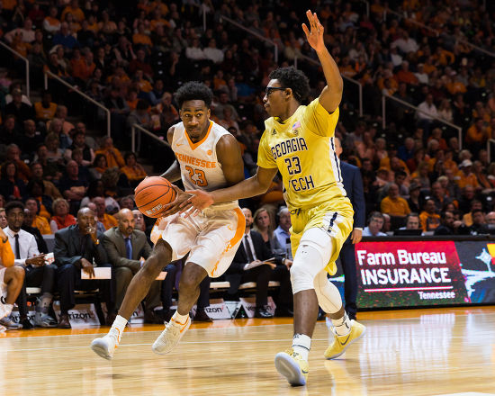 Jordan Bowden 23 Tennessee Volunteers Drives Editorial Stock Photo ...