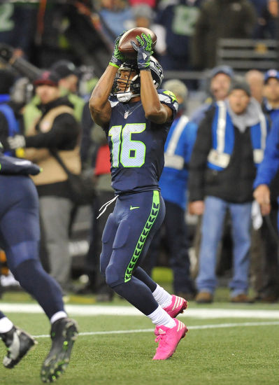 Seattle Receiver Tyler Lockett 16 Catches Editorial Stock Photo - Stock ...