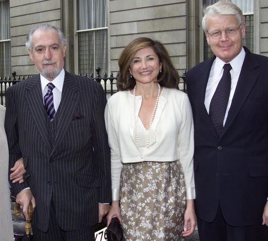 Harry Hyams His Godduaghter Dorrit Moussaieff Editorial Stock Photo ...