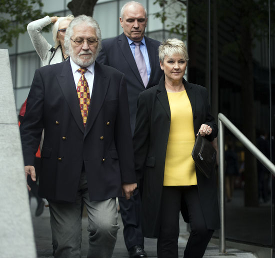 Dave Lee Travis His Wife Arrive Editorial Stock Photo - Stock Image ...
