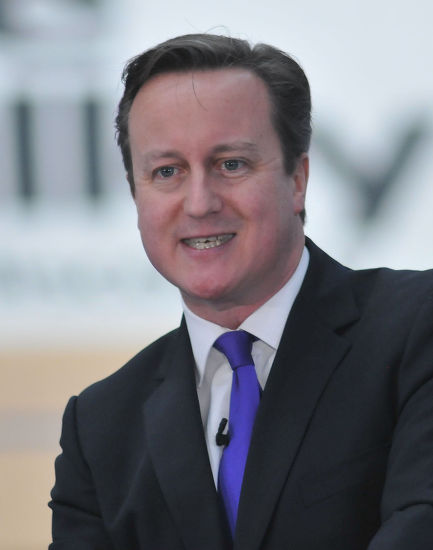 David Camerons Speech On Important Scotland Editorial Stock Photo ...