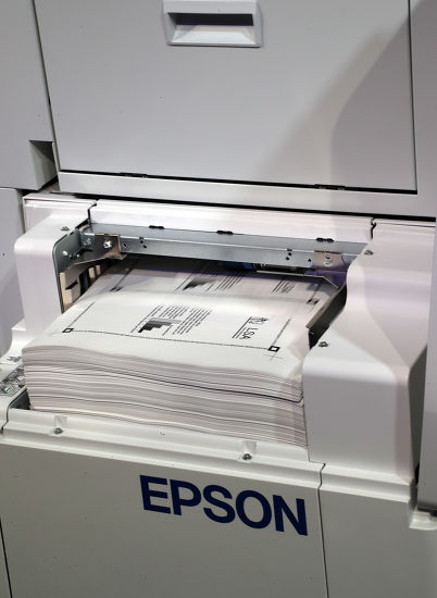 Japanese Printer Giant Displays Worlds First Editorial Stock Photo ...