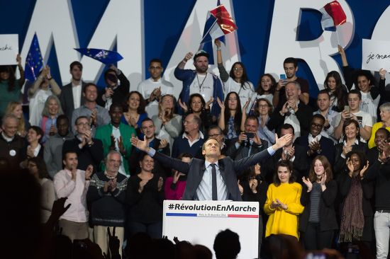 Emmanuel Macron Head Political Movement En Editorial Stock Photo ...