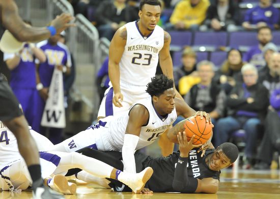 Several Players Scramble Ball Including Nevadas Editorial Stock Photo ...
