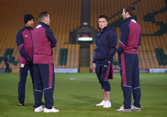 Gabriel Agbonlahor Ross Mccormack Jack Grealish Editorial Stock Photo ...