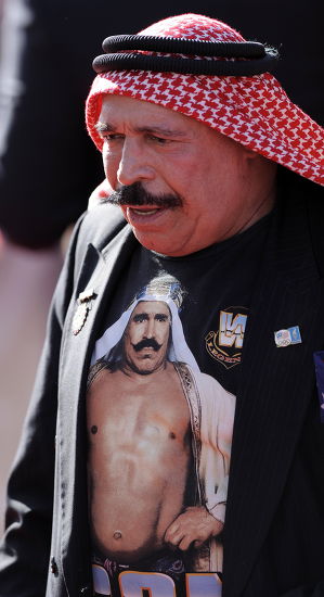 Retired Iranian Professional Wrestler Hossein Khosrow Editorial Stock ...