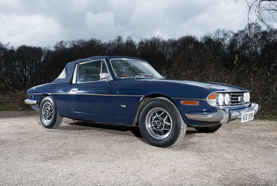 Triumph Stag Classic Convertible Sports Car Editorial Stock Photo ...