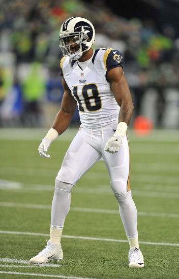 Rams Receiver Lance Britt 18 During Editorial Stock Photo - Stock Image ...