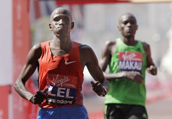 Kenyas Martin Lel L Finishes Second Editorial Stock Photo - Stock Image ...