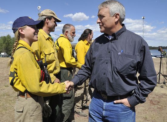 Colorado Governor Bill Ritter R Thanks Editorial Stock Photo - Stock ...