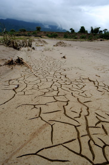 View Heavy Deposition Silt River Bed Editorial Stock Photo - Stock ...
