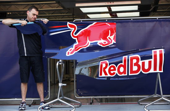 Team Member Red Bull Prepares Vehicle Editorial Stock Photo - Stock ...