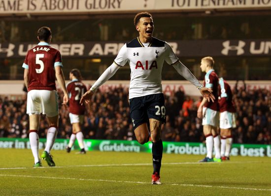 Spurs Dele Alli Scores Celebrates His Editorial Stock Photo - Stock ...