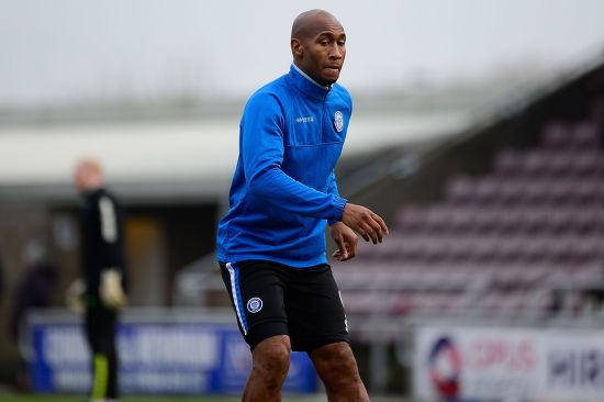 Rochdale Striker Calvin Andrew 9 During Editorial Stock Photo - Stock ...