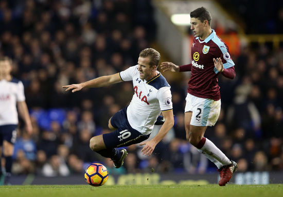 Harry Kane Tottenham Hotspur Fouled By Editorial Stock Photo - Stock ...