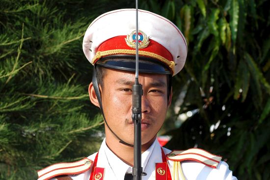 Lao Soldier During Ceremony Unknown Soldier Editorial Stock Photo ...