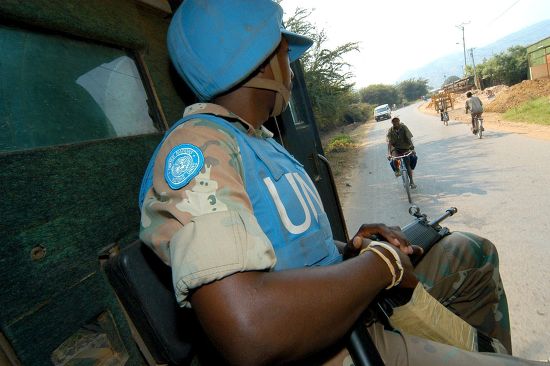 Patrol Un Peacekeepers South African Streets Editorial Stock Photo ...