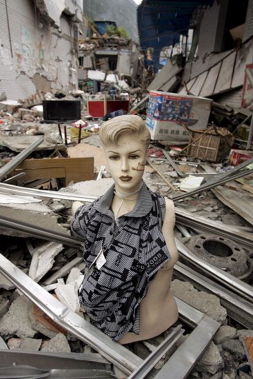 Ripped Torso Mannequin Precariously Sits Upright Editorial Stock Photo ...