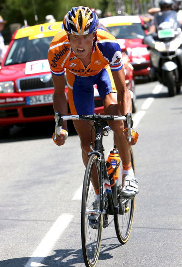 Dutch Michael Boogerd Rabobank Team Rides Editorial Stock Photo - Stock ...