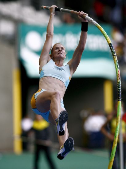 Australian Kim Howe Vaults 4 21 Editorial Stock Photo - Stock Image ...