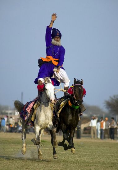 Indian Nihang Ancient Sikh Warrior Baba Editorial Stock Photo - Stock ...