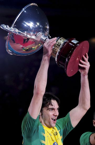 Brazils Captain Gilberto Godoy Filho Holds Editorial Stock Photo ...