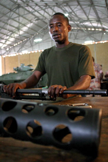 Corporal Ahmed Kabiry Nigerian Army Exercises Editorial Stock Photo ...