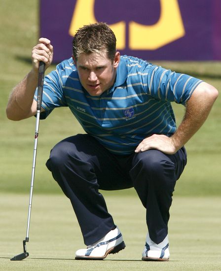 Englands Lee Westwood Studies Green First Editorial Stock Photo - Stock ...