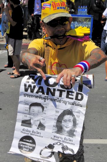 Protester Holds Fake Wanted Poster Showing Editorial Stock Photo ...