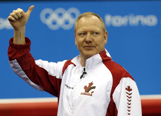 Russ Howard Canada Gives Thumbs Canada Editorial Stock Photo - Stock ...