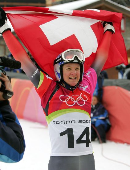 Swiss Daniela Meuli Celebrates After Winning Editorial Stock Photo ...