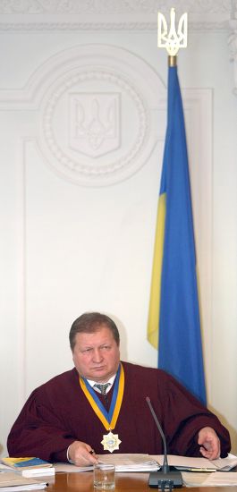 Judge Ukrainian Supreme Court Andrey Gnatenko Editorial Stock Photo ...