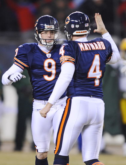 Chicago Bears Holder Brad Maynard R Editorial Stock Photo - Stock Image ...