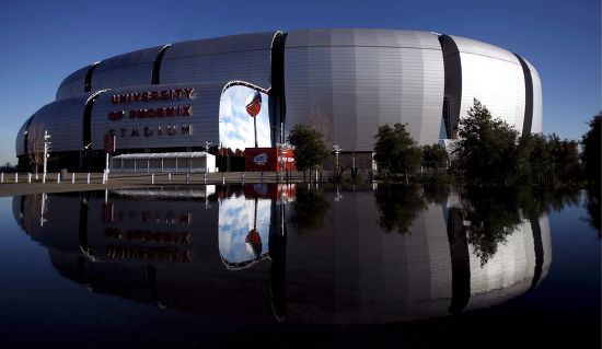 University Phoenix Stadium Reflected Pool After Editorial Stock Photo ...