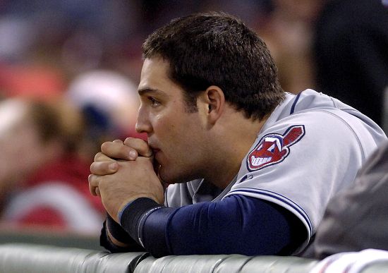 Cleveland Indians First Baseman Ryan Garko Editorial Stock Photo ...