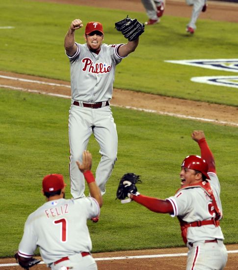 Philadelphia Phillies Closing Pitcher Brad Lidge Editorial Stock Photo ...