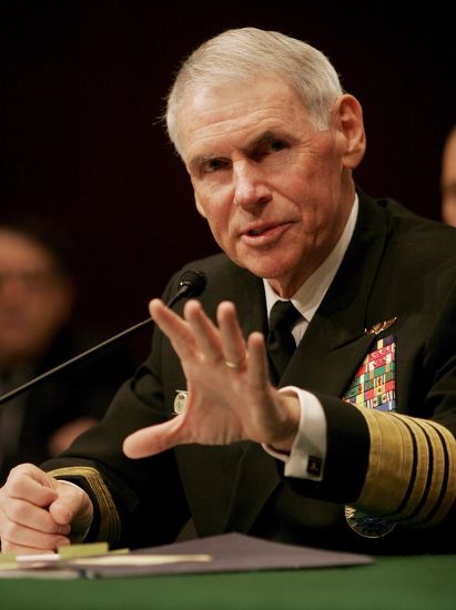 Admiral William Fallon Testifies During His Editorial Stock Photo ...