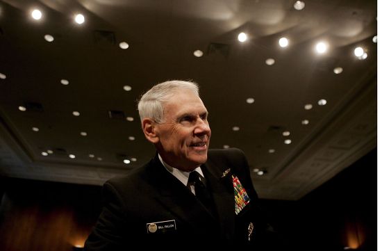 Admiral William Fallon Seen Before Testifying Editorial Stock Photo ...