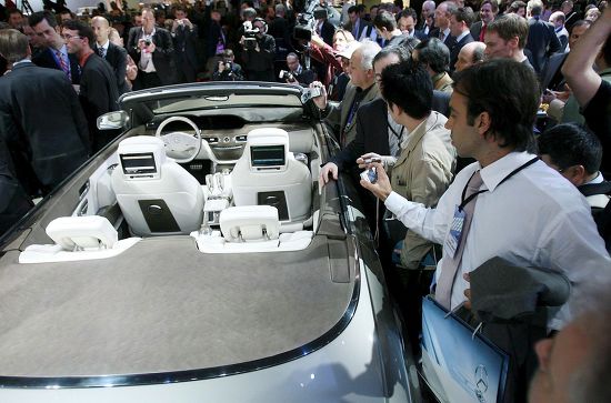 Mercedes Benz Concept Ocean Drive Introduced Editorial Stock Photo ...