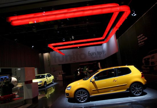 Volkswagen Fahrenheit Gti Shown 2007 North Editorial Stock Photo ...