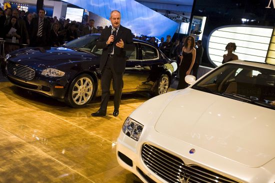 Maserati Spa Ceo Roberto Ronchi Introduces Editorial Stock Photo ...