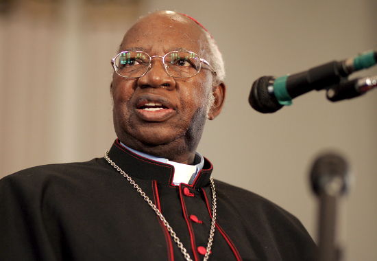Roman Catholic Archbishop Emmanuel Milingo Speaks Editorial Stock Photo ...