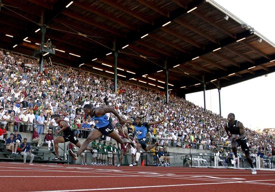 Us Athletes David Oliver 2l Crosses Editorial Stock Photo - Stock Image ...
