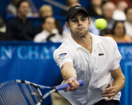 Andy Roddick Usa Hits Forehand Benjamin Editorial Stock Photo - Stock ...