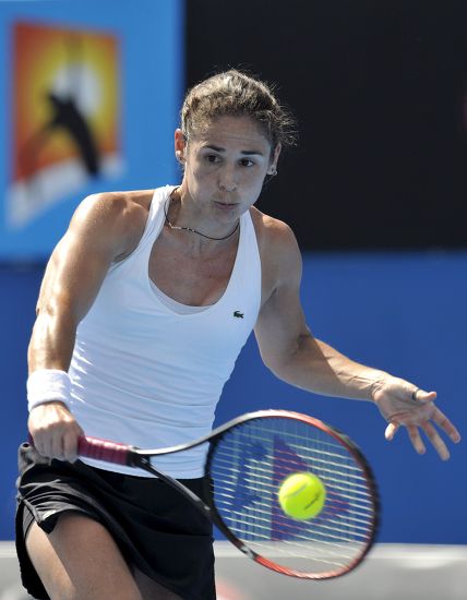 Virginia Ruano Pascual Spain Returns Ball Editorial Stock Photo - Stock ...