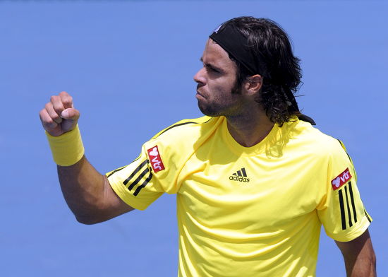 Fernando Gonzalez Chile Celebrates He Defeats Editorial Stock Photo ...