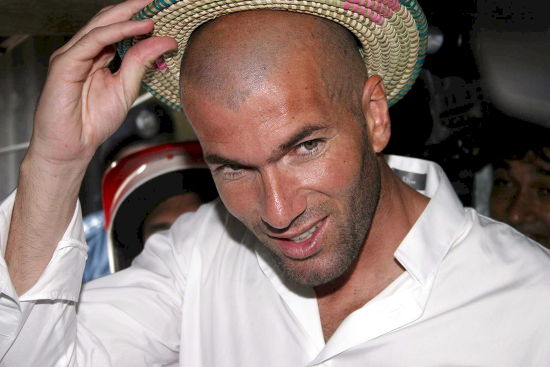 French Soccer Legend Zinedine Zidane Poses Editorial Stock Photo ...